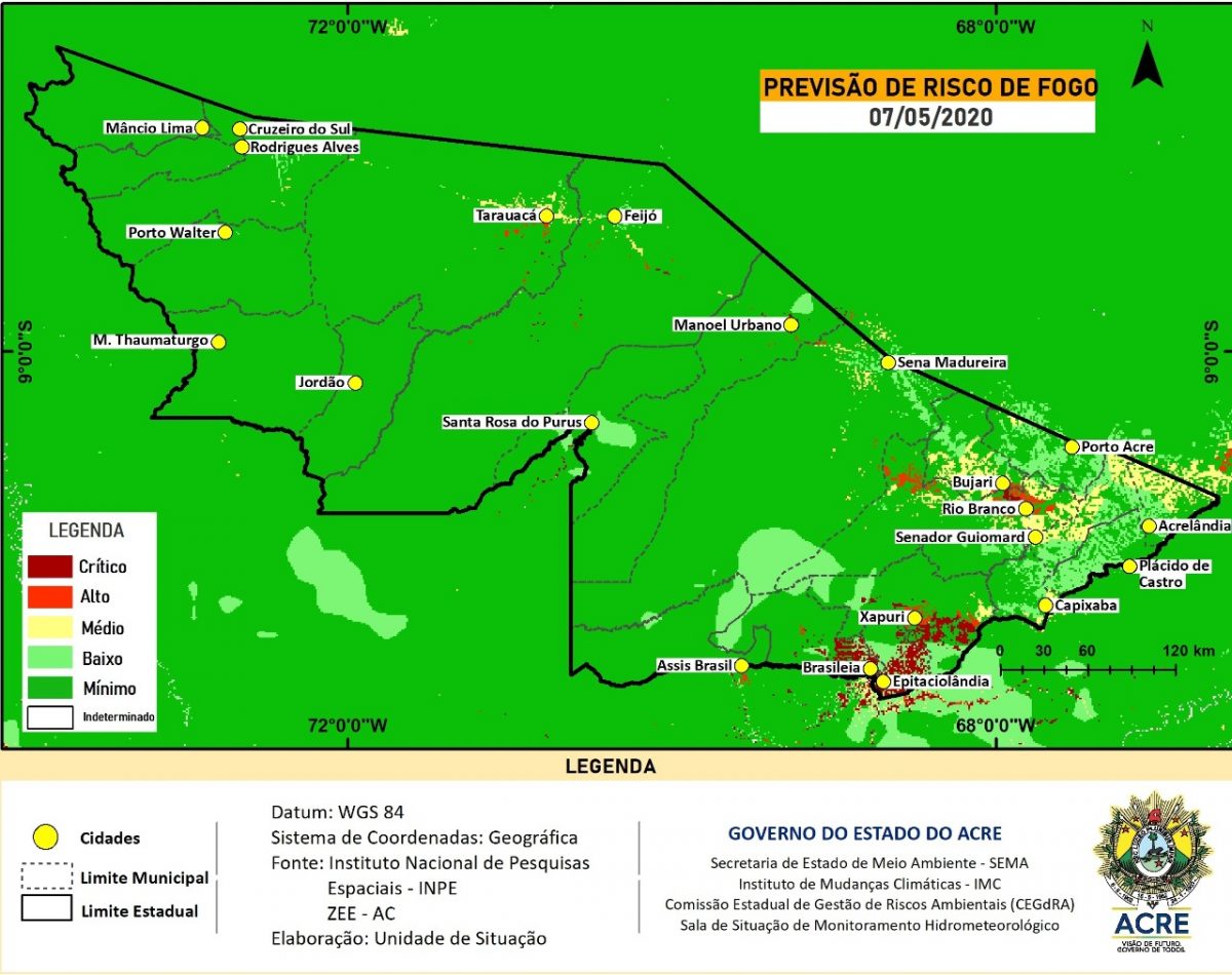 Governo realiza monitoramento de queimadas e qualidade do ar