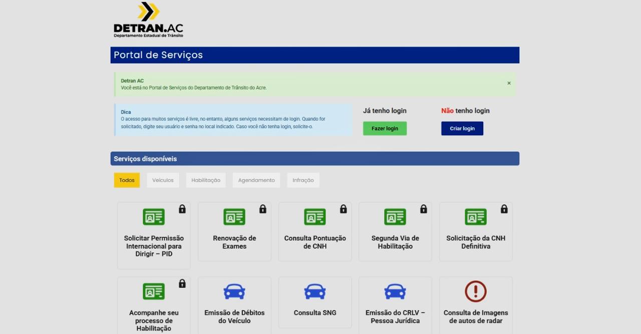 Detran oferece mais de 40 serviços online para facilitar vida do ...