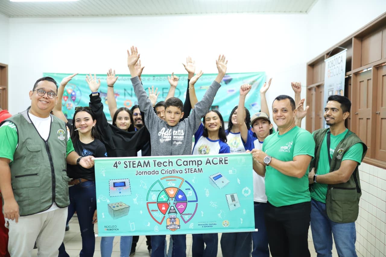 Educação do Acre realiza 4ª edição do Steam Tech Camp, para difundir ...